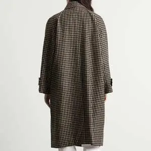 NOTHING WRITTEN Bébé Check Balmacaan Coat