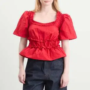 DAMSON MADDER Everly Ruffle Blouse