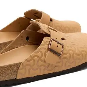 BIRKENSTOCK S Boston Bone Embossed 50th Anniversary - Natural