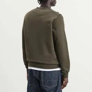 Stone Island Organic Cotton Fleece Sweatshirt - Charcoal