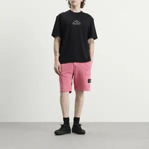 Stone Island Garment Dyed Organic Cotton Fleece Shorts