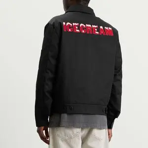 ICECREAM Drippy Quilted Work Jacket