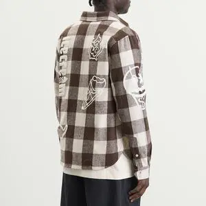 ICECREAM Multi Logo Check Ls Shirt