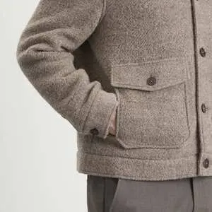 WAX LONDON Newgate Melange Wool Jacket