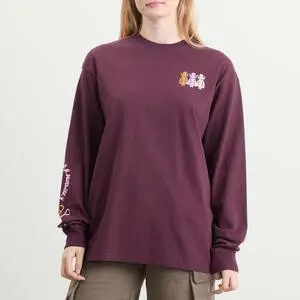 DAMSON MADDER Paper Cut Gals Long Sleeve T-shirt