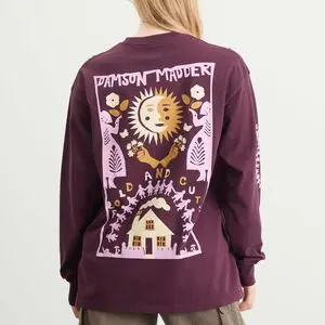 DAMSON MADDER Paper Cut Gals Long Sleeve T-shirt