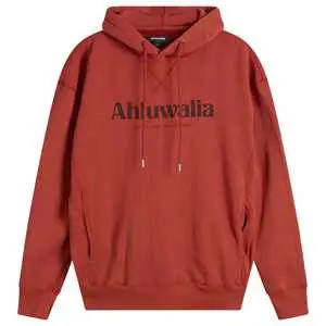 Ahluwalia Logo Hoodie - Rust