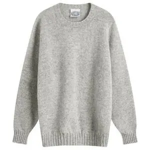 JAMIESON'S OF SHETLAND Crew Knit - Granite