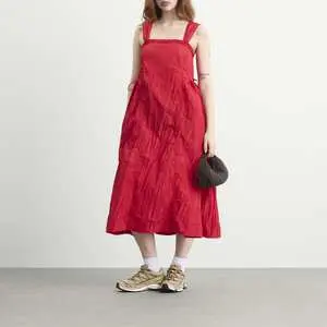 DAMSON MADDER Elina Midi Dress - Red