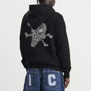 ICECREAM Glitter Running Dog Zip Through Hood