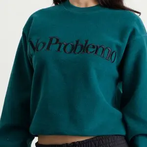 NO PROBLEMO Reverse Fleece Sweatshirt