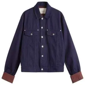 JW Anderson Turn Up Cuff Jacket - Blue/red