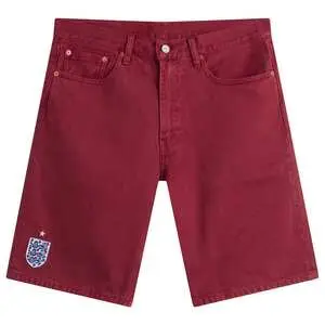 LEVI'S England 478 Baggy Shorts - Red