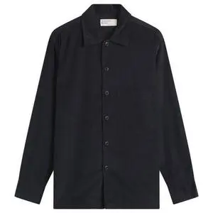 Universal Works Fine Cord Fatigue Overshirt - Black