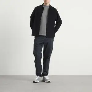 Universal Works Fine Cord Fatigue Overshirt - Black