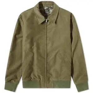 A.p.c. Gilles Moleskin Jacket - Khaki