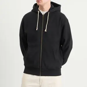Champion Reverse Weave Fleece Zip Hoodie - Black