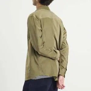 Folk Direction Babycord Shirt - Olive