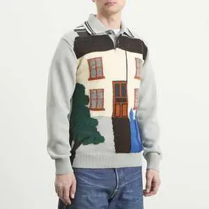 Junya Watanabe Intarsia Jacquard Jumper