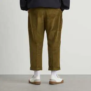AMI Paris Corduroy Velvet Carrot Trousers