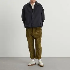 AMI Paris Corduroy Velvet Carrot Trousers