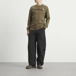 Moncler Long Sleeve Cotton T-shirt