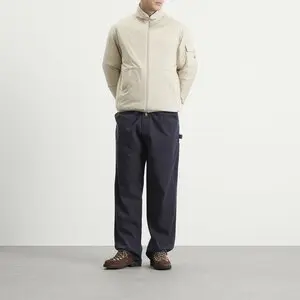 Moncler Gabardine Cotton Carpenter Trousers - Navy