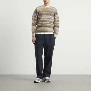 JAMIESON'S OF SHETLAND Fair Isle Crew Knit