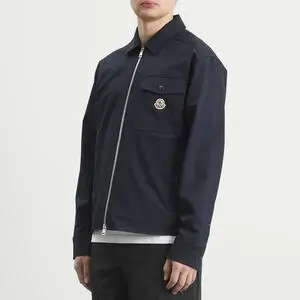 Moncler Gabardine Cotton Shirt Jacket