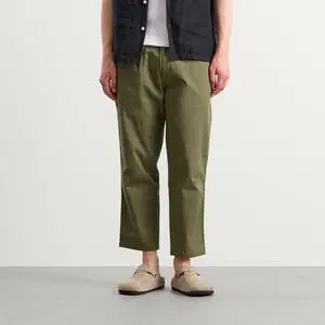 Universal Works Twill Hi Water Trouser - Light Olive