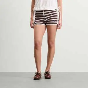 Adidas Striped Terry Mini Shorts