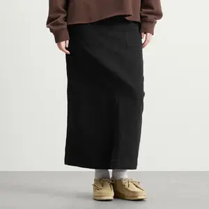 Gramicci Long Baker Midi Skirt - Black