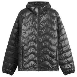 PURPLE MOUNTAIN OBSERVATORY Waves Hooded Puffa Jacket - Black