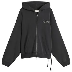 SNDYS. Zip Hoodie - Black