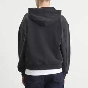 SNDYS. Zip Hoodie In | Size: | 100% Cotton | End Clothing - Black