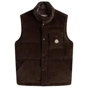 Moncler Textured Vests For Men