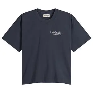 SNDYS. Track Tee - Navy