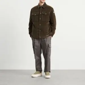 Moncler Gaberdine Cotton Cargo Trousers
