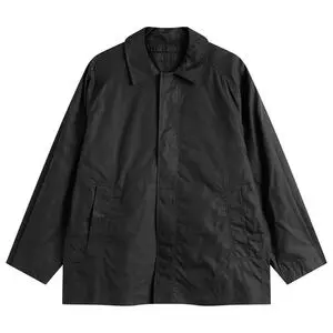 BASERANGE Even Waxed Cotton Jacket - Black
