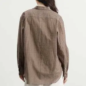 Auralee Airy Light Cotton Check Shirt