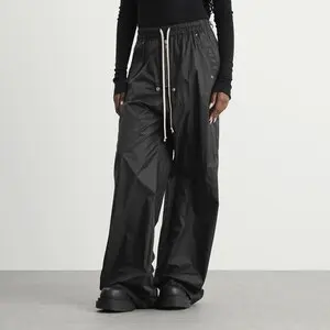 Rick Owens Geth Belas Wide Leg Trousers - Black