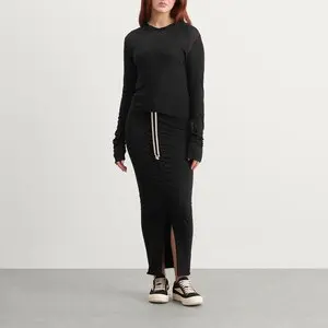 Rick Owens Soft Edfu Midi Skirt