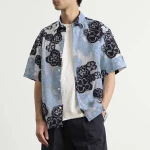 Nn07 Freddy Embroidered Short Sleeve Shirt