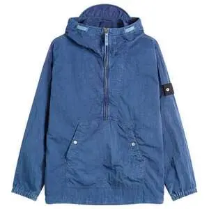 Stone Island Denim Research Nylon -tc Marmo Parka - Indigo