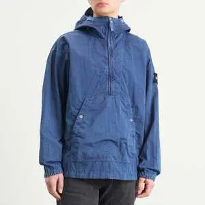 Stone Island Research Nylon-tc Marmo Parka - Indigo