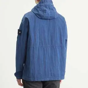 Stone Island Research Nylon-tc Marmo Parka - Indigo