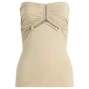 Rick Owens Alannah Prong Bustier Top - Sand