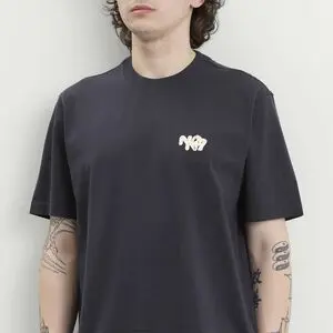 Nn07 Adam Twin Needle Embroidered T-shirt