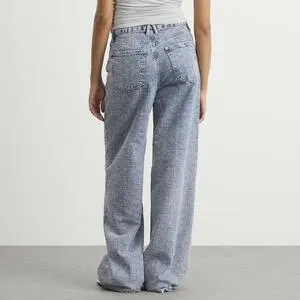 Good American Good Standard Straight Crystal Jeans