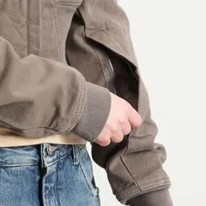 Rick Owens Cropped Flight Jacket